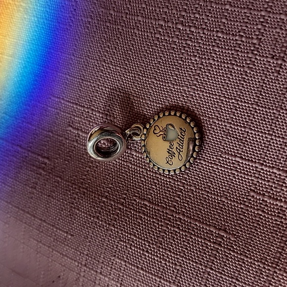 Pandora | Jewelry | Pandora Coffee Addict Dangle Charm | Poshmark